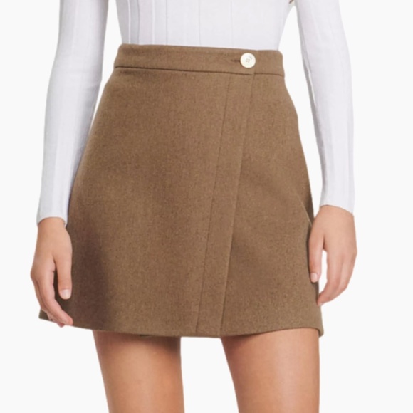 Sandro | Skirts | Nwt Sandro Julieta Mini Wrap Skirt | Poshmark